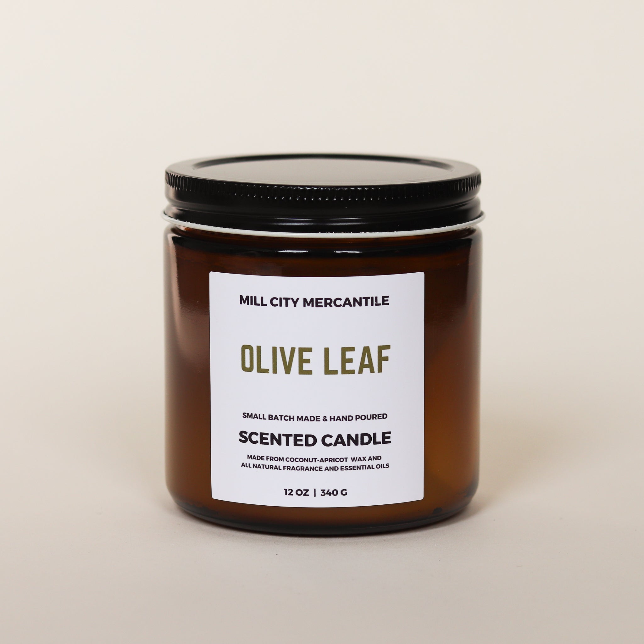 OLIVE LEAF - CANDLE – MILL CITY MERCANTILE